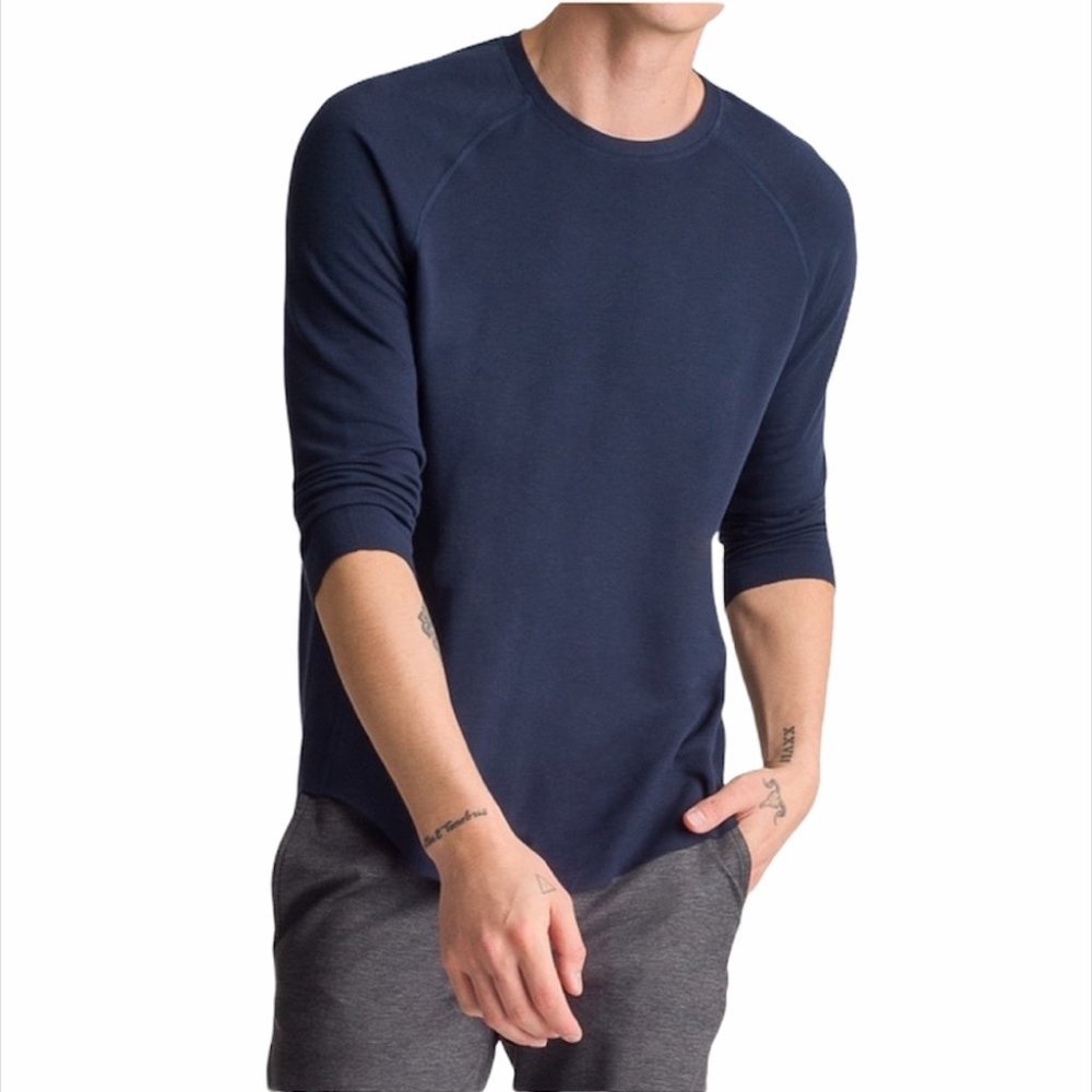 Kit & Ace Prima Ace Grey 3/4 Sleeve Top - Gem